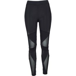 Urban Classics Damen Urban Classics Leggings &raquo; Damen Ladies Triangle Tech Mesh Leggings&laquo; M, US-Gr&ouml;&szlig;en