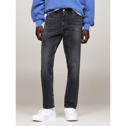 Tommy Jeans Herren Regular-fit-Jeans &raquo;DAD JEAN RGLR TPRD&laquo; mit Logopr&auml;gung schwarz 30, L&auml;nge 34