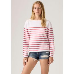 Levi's Levi's Damen Langarmshirt &raquo;MARIN STRIPE TOP&laquo; Saum mit kurzen Seitenschlitzen M (38)