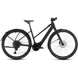 Cube Editor Hybrid Pro FE 400 Wh X E-Bike Trapeze 28" coal'n'prism 54 cm | Dienstrad-Leasing m&ouml;glich