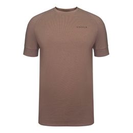 SikSilk Shirt 'Tech' male Brown size XXL