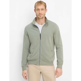 Brax Herren Sweatjacke Style SCOTT thyme Gr&uuml;n Khaki, gr&uuml;n - khaki, Gr. L