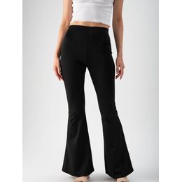 Mnd Pants 'High-waisted flare trousers' female Black size S