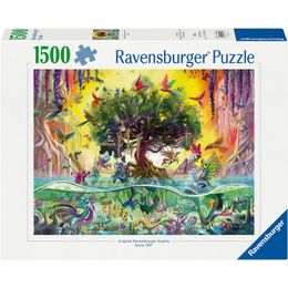 Puzzle Ravensburger "Das Einhorn aus dem See und seine Freunde", bunt, Puzzles, KinderB:80cm H:60cm, Made in Germany, B:80cm H:60cm