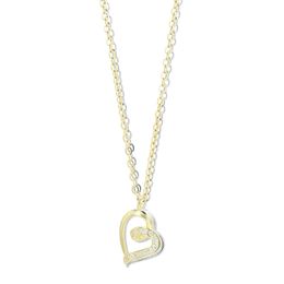Adelia&acute;s Kette ohne Anh&auml;nger ADELIA&acute;S "Damen Halskette mit Anh&auml;nger &ndash; Herz aus 925 Silber", gold, Halsketten, Damen, 45cm, Silber 925 (Sterlingsilber), Ideal zum Verschenken &ndash; schlicht und stilvoll