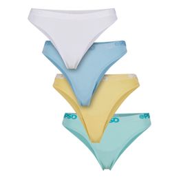 Panty PSD "PSD PSTL MDLSLDTH 4PKBX", Damen, Gr. L, multi, 47% Baumwolle, 47% Modal, 6% Elasthan, Unterhosen Panty