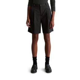 Marc O'Polo Damen Shorts "mit Glitzergarn"schwarz, Gr. XXS, MARC O'POLO DENIM, gestreift, Obermaterial: 62% Polyester, 33% Viskose, 3% Elasthan, 1% Polyamid, 1%