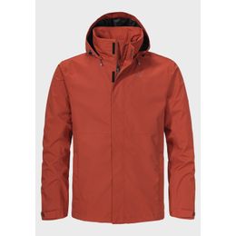 Sch&ouml;ffel Outdoorjacke SCH&Ouml;FFEL "Jacket Gmund M", Herren, Gr. 50, rot (5590, rot), Oberstoff: Aussenseite: 100% Polyester; (Membran: Polyurethan); Futter Rumpf oben: 100% Polyester, regular fit, hoch geschlossener Ausschnitt, Jacken Outdoorjacke