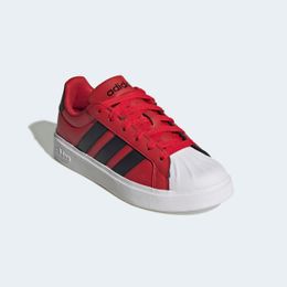 Sneaker adidas Sportswear "STREETTALK", Damen, Gr. 39, better scarlet, core schwarz, ftwr wei&szlig;, Synthetik, Schuhe Sneaker, inspiriert vom Design des adidas superstar, f&uuml;r Kinder & Jugendliche