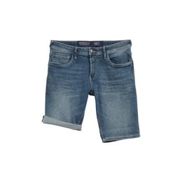 Tom Tailor Denim Herren TTPIERS SLIM Jeans Shorts mit Stretch, blau, Uni, Gr. L