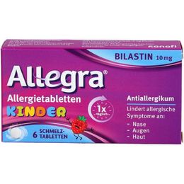 Allegra Allergietabletten Kinder 10 mg Schmelztab. 6 St