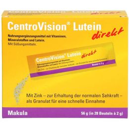 OmniVision GmbH Centrovision Lutein direkt Granulat 28 St