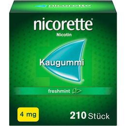 Nicorette Kaugummi 4 mg freshmint 210 St