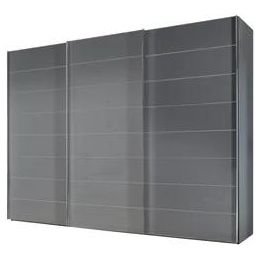 Schwebet&uuml;renschrank STAUD "Sonate Como, Made in Germany", vulkanglas, B:280cm H:222cm T:68cm, Holzwerkstoff, Schr&auml;nke, Schwebet&uuml;renschrank, Mit vier verschiedenen Ausstattungsvarianten