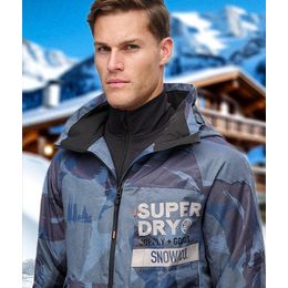 Superdry Herren Ski Freestyle Core Jacke Grau - Gr&ouml;&szlig;e: XL 10203046000842TN004