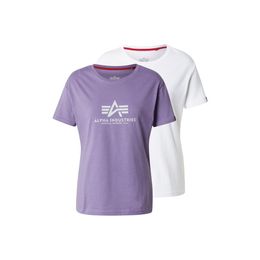 Alpha Industries Shirt female Purple, White size M