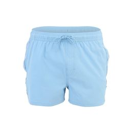 Calvin Klein Swimwear Badeshorts Herren Gr&ouml;&szlig;e S pastellblau / wei&szlig;