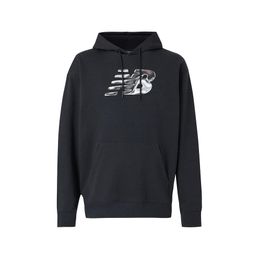 New Balance Sweatshirt Herren Gr&ouml;&szlig;e S hellgrau / dunkelgrau / schwarz