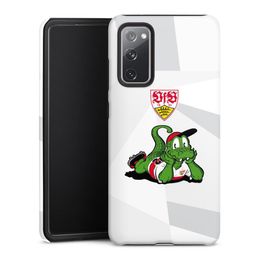 DeinDesign Galaxy S20 FE Handy Panzer Handyh&uuml;lle robuste Outdoor H&uuml;lle Schutzh&uuml;lle matt Vfb Stuttgart Official Licensed Product Mascot Tough Case