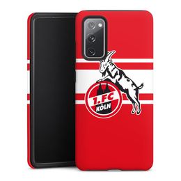 DeinDesign Galaxy S20 FE Handy Panzer Handyh&uuml;lle robuste Outdoor H&uuml;lle Schutzh&uuml;lle matt Official Licensed Product 1. Fc K&ouml;ln Coat Of Arms Tough Case
