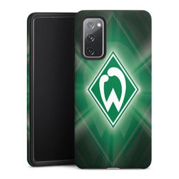 DeinDesign Galaxy S20 FE Handy Panzer Handyh&uuml;lle robuste Outdoor H&uuml;lle Schutzh&uuml;lle matt Coat Of Arms Official Licensed Product Sv Werder Bremen Tough Case