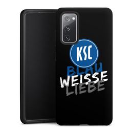 DeinDesign Galaxy S20 FE Handy Panzer Handyh&uuml;lle robuste Outdoor H&uuml;lle Schutzh&uuml;lle matt Ksc Official Licensed Product Karlsruher Sc Tough Case