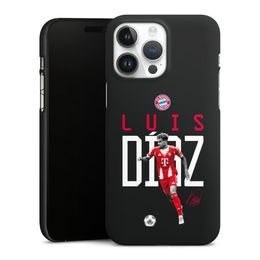 DeinDesign iPhone 14 Pro Max Handy Premium Case Smartphone Handyh&uuml;lle Schutzh&uuml;lle matt Fc Bayern M&uuml;nchen Official Licensed Product Luis Diaz Premium Case