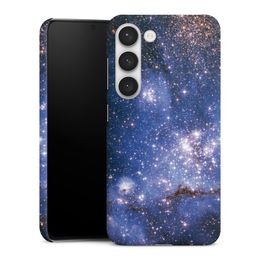 DeinDesign Galaxy S23 Handy Premium Case Smartphone Handyh&uuml;lle Schutzh&uuml;lle matt Galaxy Weltall Weltraum Premium Case