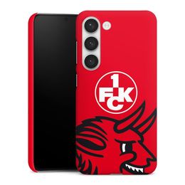 DeinDesign Galaxy S23 Handy Premium Case Smartphone Handyh&uuml;lle Schutzh&uuml;lle matt Devil 1. Fc Kaiserslautern 1. Fck Premium Case
