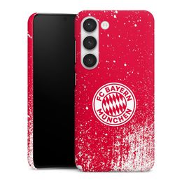 DeinDesign Galaxy S23 Handy Premium Case Smartphone Handyh&uuml;lle Schutzh&uuml;lle matt Fcb Fc Bayern M&uuml;nchen Official Licensed Product Premium Case
