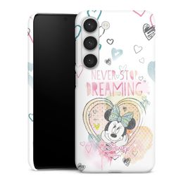 DeinDesign Galaxy S23 Handy Premium Case Smartphone Handyh&uuml;lle Schutzh&uuml;lle matt Official Licensed Product Minnie Mouse Disney Premium Case