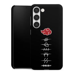 DeinDesign Galaxy S23 Handy Premium Case Smartphone Handyh&uuml;lle Schutzh&uuml;lle matt Naruto Shippuden Official Licensed Product Akatsuki Premium Case