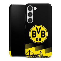 DeinDesign Galaxy S23 Handy Premium Case Smartphone Handyh&uuml;lle Schutzh&uuml;lle matt Borussia Dortmund Stadium Bvb Premium Case