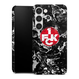DeinDesign Galaxy S23 Handy Premium Case Smartphone Handyh&uuml;lle Schutzh&uuml;lle matt Coat Of Arms 1. Fc Kaiserslautern Muster Premium Case