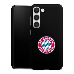 DeinDesign Galaxy S23 Handy Premium Case Smartphone Handyh&uuml;lle Schutzh&uuml;lle matt Fc Bayern M&uuml;nchen Logo Official Licensed Product Premium Case