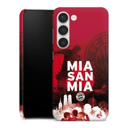 DeinDesign Galaxy S23 Handy Premium Case Smartphone Handyh&uuml;lle Schutzh&uuml;lle matt Mia San Mia Fcb Fc Bayern M&uuml;nchen Premium Case