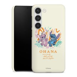 DeinDesign Galaxy S23 Handy Premium Case Smartphone Handyh&uuml;lle Schutzh&uuml;lle matt Official Licensed Product Lilo & Stitch Disney Premium Case
