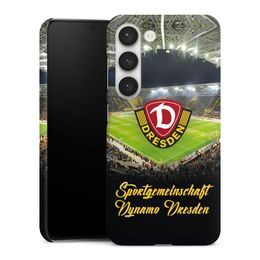 DeinDesign Galaxy S23 Handy Premium Case Smartphone Handyh&uuml;lle Schutzh&uuml;lle matt Sg Dynamo Dresden Sgd Official Licensed Product Premium Case