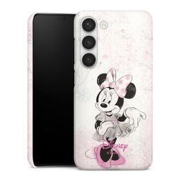 DeinDesign Galaxy S23 Handy Premium Case Smartphone Handyh&uuml;lle Schutzh&uuml;lle matt Vintage Minnie Mouse Disney Premium Case