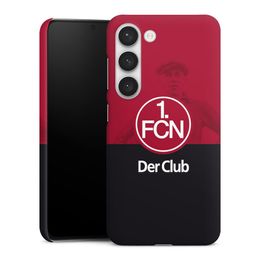 DeinDesign Galaxy S23 Handy Premium Case Smartphone Handyh&uuml;lle Schutzh&uuml;lle matt Official Licensed Product Der Club 1. Fc N&uuml;rnberg Premium Case
