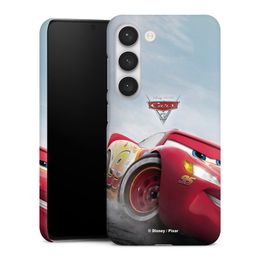 DeinDesign Galaxy S23 Handy Premium Case Smartphone Handyh&uuml;lle Schutzh&uuml;lle matt Lightning Mcqueen 95 Official Licensed Product Cars Premium Case