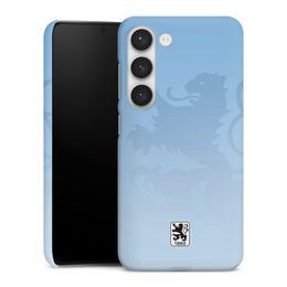 DeinDesign Galaxy S23 Handy Premium Case Smartphone Handyh&uuml;lle Schutzh&uuml;lle matt Official Licensed Product Logo Tsv 1860 M&uuml;nchen Premium Case