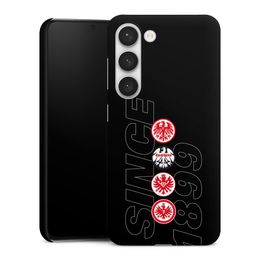 DeinDesign Galaxy S23 Handy Premium Case Smartphone Handyh&uuml;lle Schutzh&uuml;lle matt Eagle Logo Eintracht Frankfurt Premium Case