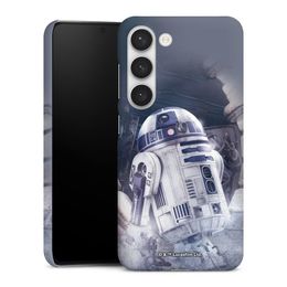 DeinDesign Galaxy S23 Handy Premium Case Smartphone Handyh&uuml;lle Schutzh&uuml;lle matt Robot Merchandise Star Wars Premium Case