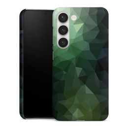 DeinDesign Galaxy S23 Handy Premium Case Smartphone Handyh&uuml;lle Schutzh&uuml;lle matt Tarnmuster Geometric Mosaic Premium Case