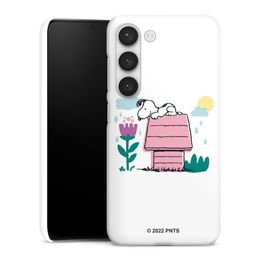DeinDesign Galaxy S23 Handy Premium Case Smartphone Handyh&uuml;lle Schutzh&uuml;lle matt Snoopy Dog Official Licensed Product Premium Case