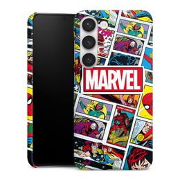 DeinDesign Galaxy S23 Handy Premium Case Smartphone Handyh&uuml;lle Schutzh&uuml;lle matt Muster Comic Marvel Premium Case
