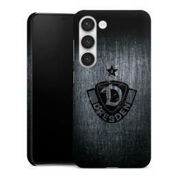 DeinDesign Galaxy S23 Handy Premium Case Smartphone Handyh&uuml;lle Schutzh&uuml;lle matt Sg Dynamo Dresden Official Licensed Product Vintage Premium Case