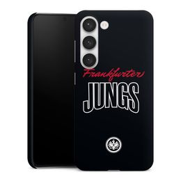 DeinDesign Galaxy S23 Handy Premium Case Smartphone Handyh&uuml;lle Schutzh&uuml;lle matt Eintracht Frankfurt Sge Official Licensed Product Premium Case