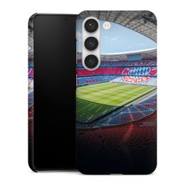 DeinDesign Galaxy S23 Handy Premium Case Smartphone Handyh&uuml;lle Schutzh&uuml;lle matt Fcb Fc Bayern M&uuml;nchen Stadium Premium Case